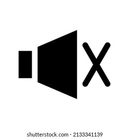 Speaker Off Icon Vector Symbol Design Stock Vector (Royalty Free ...
