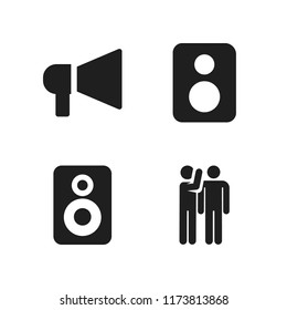 Speaking Icon 4 Speaking Vector Icons Stock Vector (Royalty Free ...
