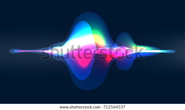 Speaking Sound Wave Illustration Vector Stock Vector (Royalty Free ...