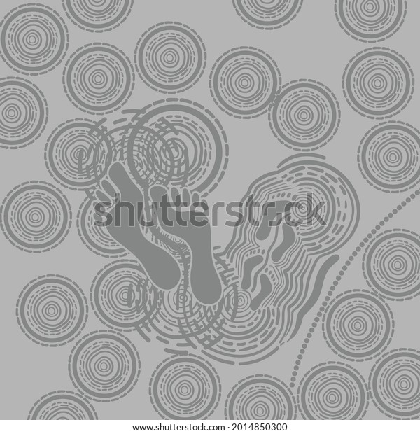 Special Aboriginal Motifs Redraw Vector Stock Vector (Royalty Free ...