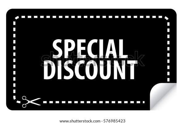 Special Discount Coupon Vector Stock Vector (Royalty Free) 576985423 ...