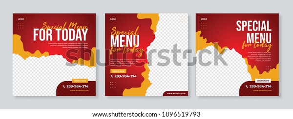 Special Menu Food Restaurant Food Editable Stock Vector (Royalty Free ...