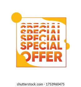 Special Offer Banner Template Design Stock Vector (Royalty Free ...