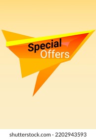 Special Offer Banner Vector Format Business Stock Vector (Royalty Free ...