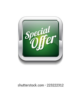 Special Offer Green Vector Icon Button Stock Vector (Royalty Free ...