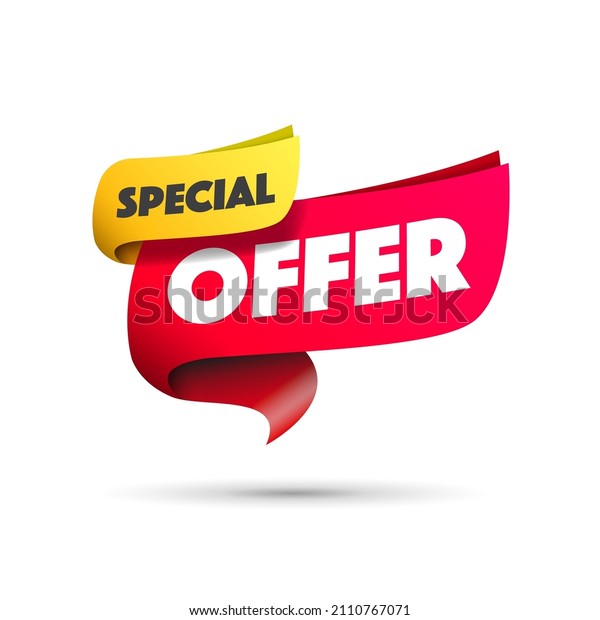 Special Offer Shopping Vector Label Stock Vector (Royalty Free ...