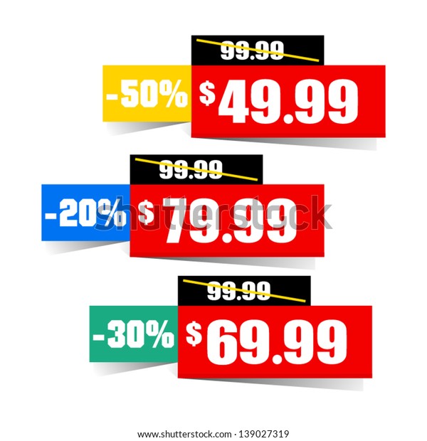 Special Offer Sticker Stock Vector (Royalty Free) 139027319