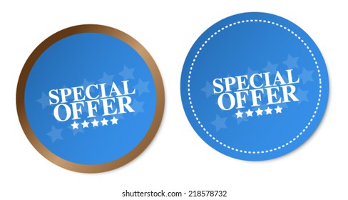 Special Offer Stickers Stock Vector (Royalty Free) 200042513
