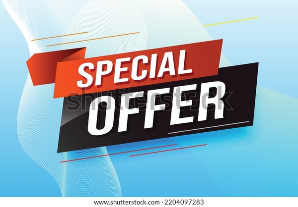 Special Offer Word Concept Vector Illustration Stock Vector (Royalty ...