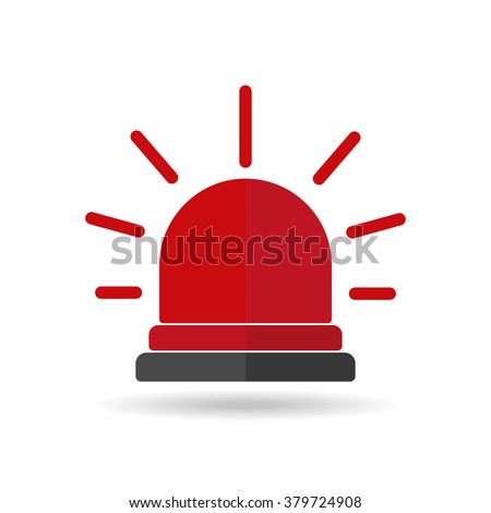 Special Police Light Icon Stock Vector (Royalty Free) 379724908 ...