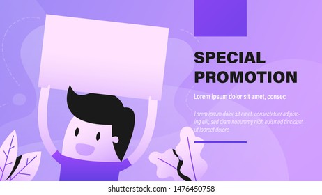 Self Motivation Business Presentation Background Illustration Stock ...