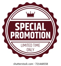 Special Promotion Stamp Stock Vector (Royalty Free) 721468558 ...
