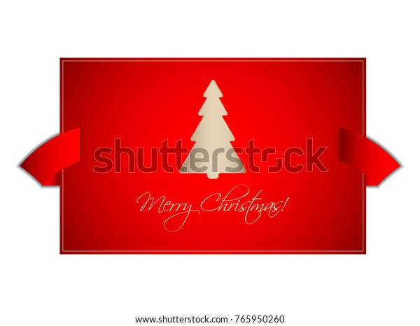 Special Red Christmas Card Design Abstract Stock Vector (Royalty Free ...