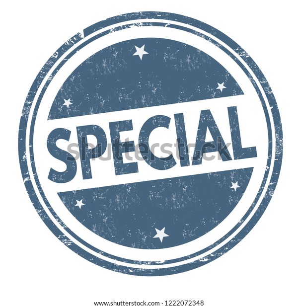 Special Sign Stamp On White Background Stock Vector (Royalty Free ...