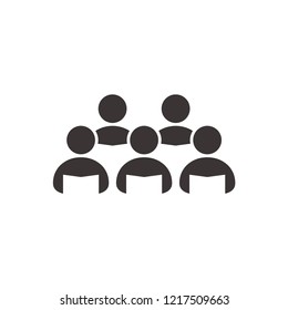 Spectator Icon Audience Vector Symbol Stock Vector (Royalty Free ...