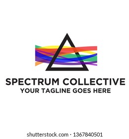 Spectrum Collective Logo Stock Vector (Royalty Free) 1367840501