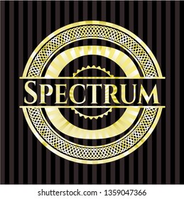Spectrum Golden Badge Stock Vector (Royalty Free) 1359047366 | Shutterstock