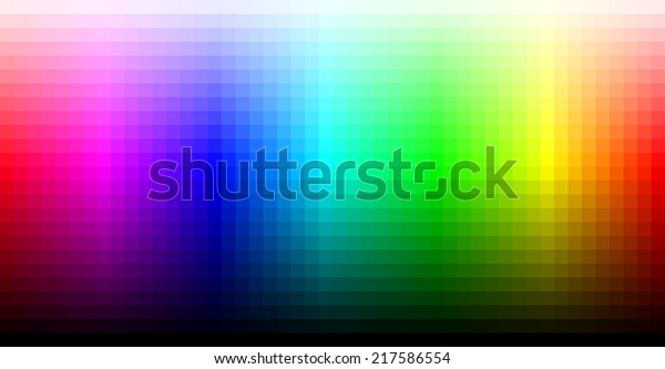 Spectrum Representing Rgb Color Space Stock Vector (Royalty Free ...