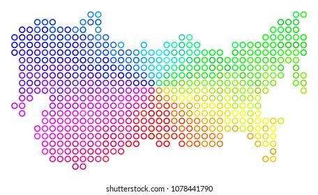 Spectrum Ussr Map Vector Geographic Map Stock Vector (Royalty Free ...