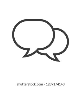Speech Bubble Icon Dialog Symbol Stock Vector (Royalty Free) 1289174143 ...