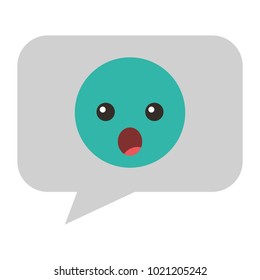 Speech Bubble Surprised Emoticon: เวกเตอร์สต็อก (ปลอดค่าลิขสิทธิ์ ...