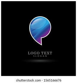 Speech Logo Icon Symbol Vector Template Stock Vector (Royalty Free ...