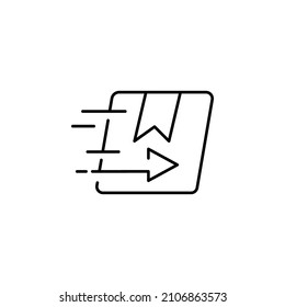 Speed Box Icon Logo Design Element Stock Vector (Royalty Free ...