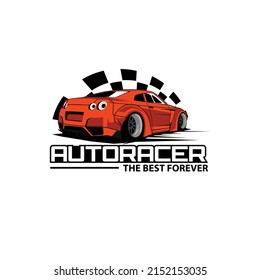 Speed Car Flag Illustration Stock Vector (Royalty Free) 2152153035 ...