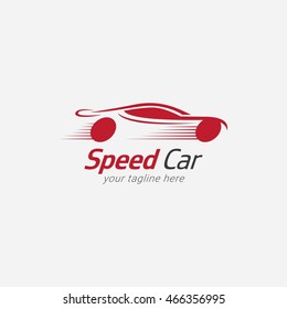 Speed Car Logo Design Template Vector Stock Vector (Royalty Free ...
