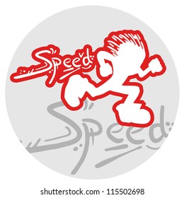 Speed Circle Icon Stock Vector (Royalty Free) 115502698 | Shutterstock