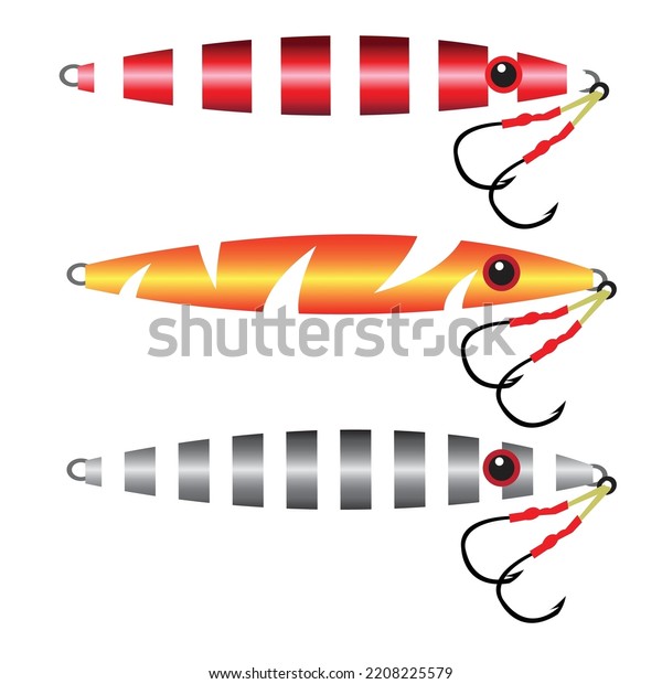 Speed Jigging Fishing Lure Vector Stock Vector (Royalty Free ...