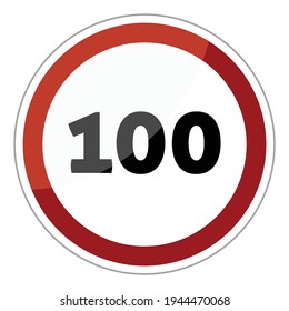 Speed Limit Road Sign Vector Maximum: เวกเตอร์สต็อก (ปลอดค่าลิขสิทธิ์ ...