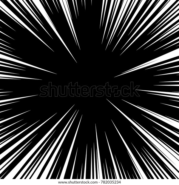 Speed Line Fast Motion Background Comic: vector de stock (libre de ...
