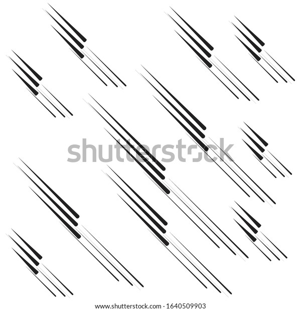 Speed Lines Arrow Form Vector Illustration Stock Vector (Royalty Free ...