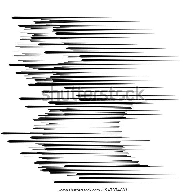 Speed Lines Arrow Form Vector Illustration Stock Vector (Royalty Free ...