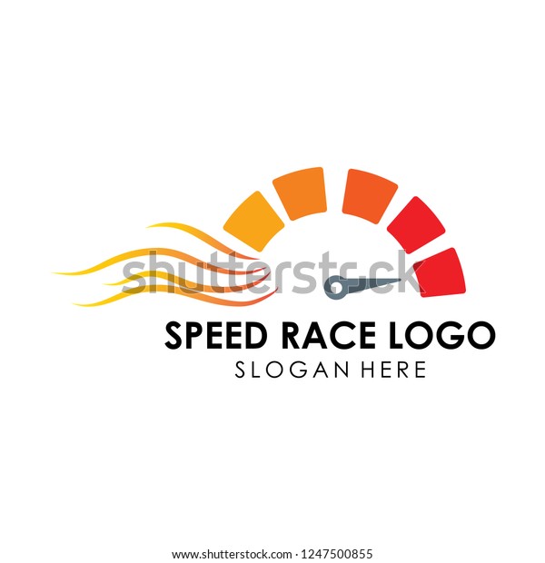 Speed Logo Vector Artspeed Silhouetteabstract Symbol Stock Vector ...