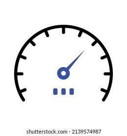 Speed Meter Scale Icon Sports Icon Stock Vector (Royalty Free ...