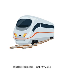 Sapsan Highspeed White Train Running Between 스톡 일러스트 1510620251 ...