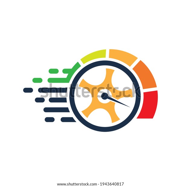 Speed Racing Logo Design Template Stock Vector (Royalty Free) 1943640817
