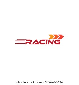 Speed Racing Logo Vector Design Stock Vector (Royalty Free) 1896665626 ...