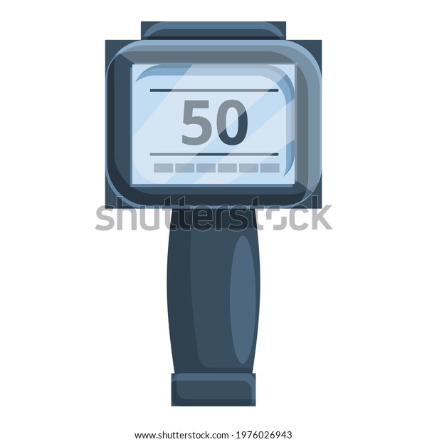 Speed Radar Cam Icon Cartoon Speed Stock Vector (Royalty Free ...