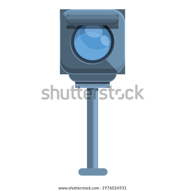 Speed Radar Flash Icon Cartoon Speed Stock Vector (Royalty Free ...