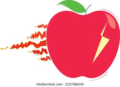 Speed Shake Apple Health Vector Logo Stock Vector (Royalty Free ...