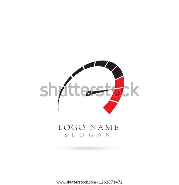 Speed Speedometer Rpm Logo Icon Symbol Stock Vector (Royalty Free ...