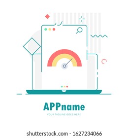 Speed Splash Screen App Icon Stock Vector (Royalty Free) 1627234066 ...