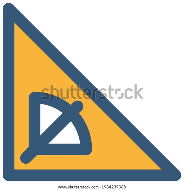 Speed Square Layout Square Carpentry Color Stock Vector (Royalty Free ...