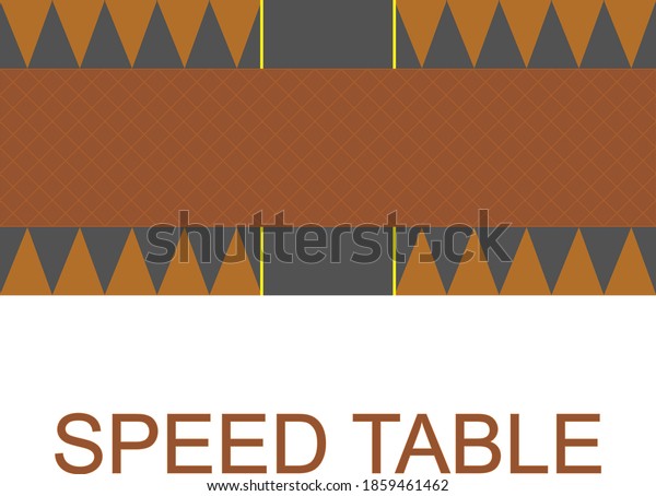 Speed Table Design Road Safety Stock Vector (Royalty Free) 1859461462 ...