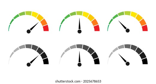 Speed Test Internet Measure Speedometer Icon Stock Vector (Royalty Free ...