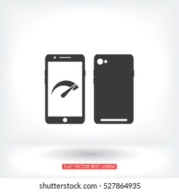 Speed Test Phone Icon Stock Vector (Royalty Free) 527864935 | Shutterstock