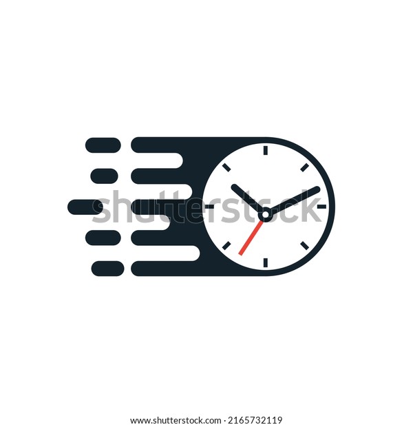 Speed Time Vector Logo Design Template Stock Vector (Royalty Free ...